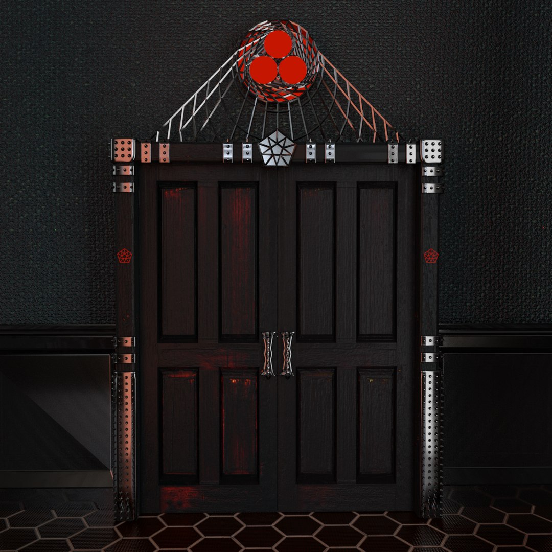 Door Evil 3D Model - TurboSquid 1418200