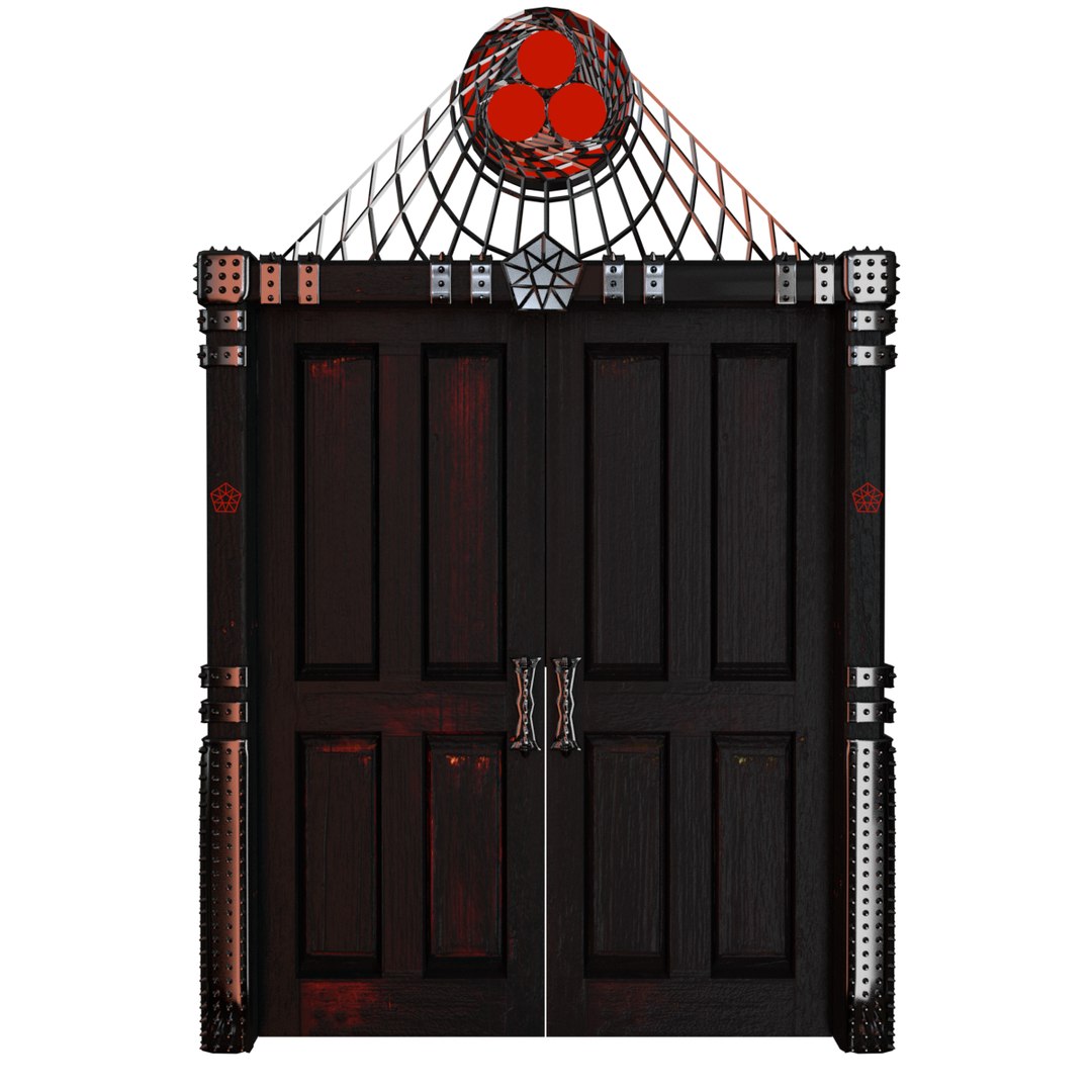 Door Evil 3D Model - TurboSquid 1418200