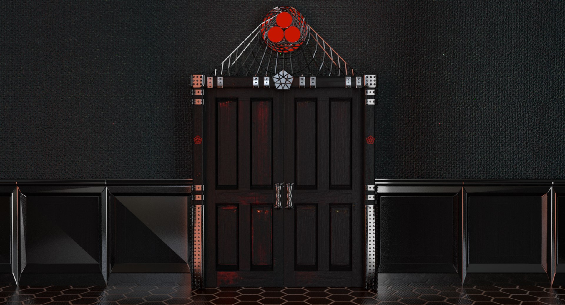 Door Evil 3D Model - TurboSquid 1418200