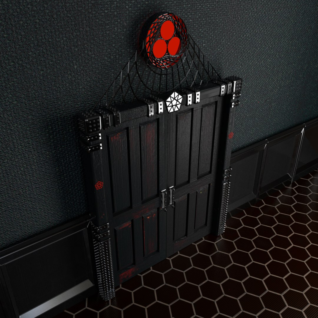 Door Evil 3D Model - TurboSquid 1418200