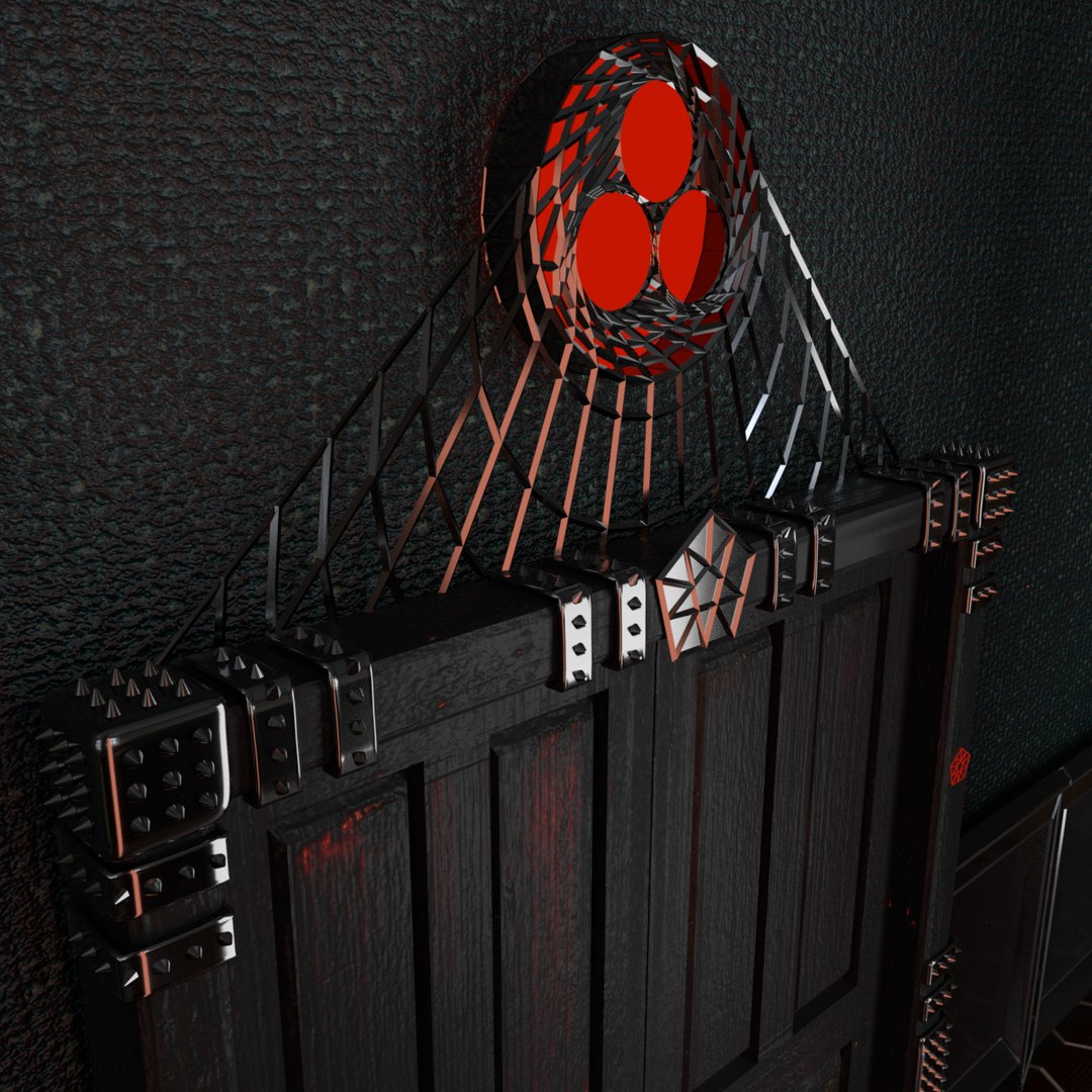 Door Evil 3D Model - TurboSquid 1418200