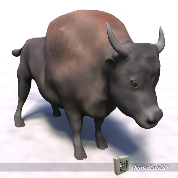 bison animation north 3d c4d