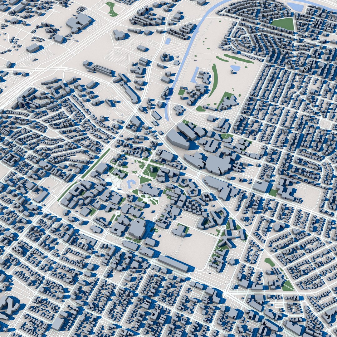 3D Albuquerque City New Mexico Model - TurboSquid 2410035