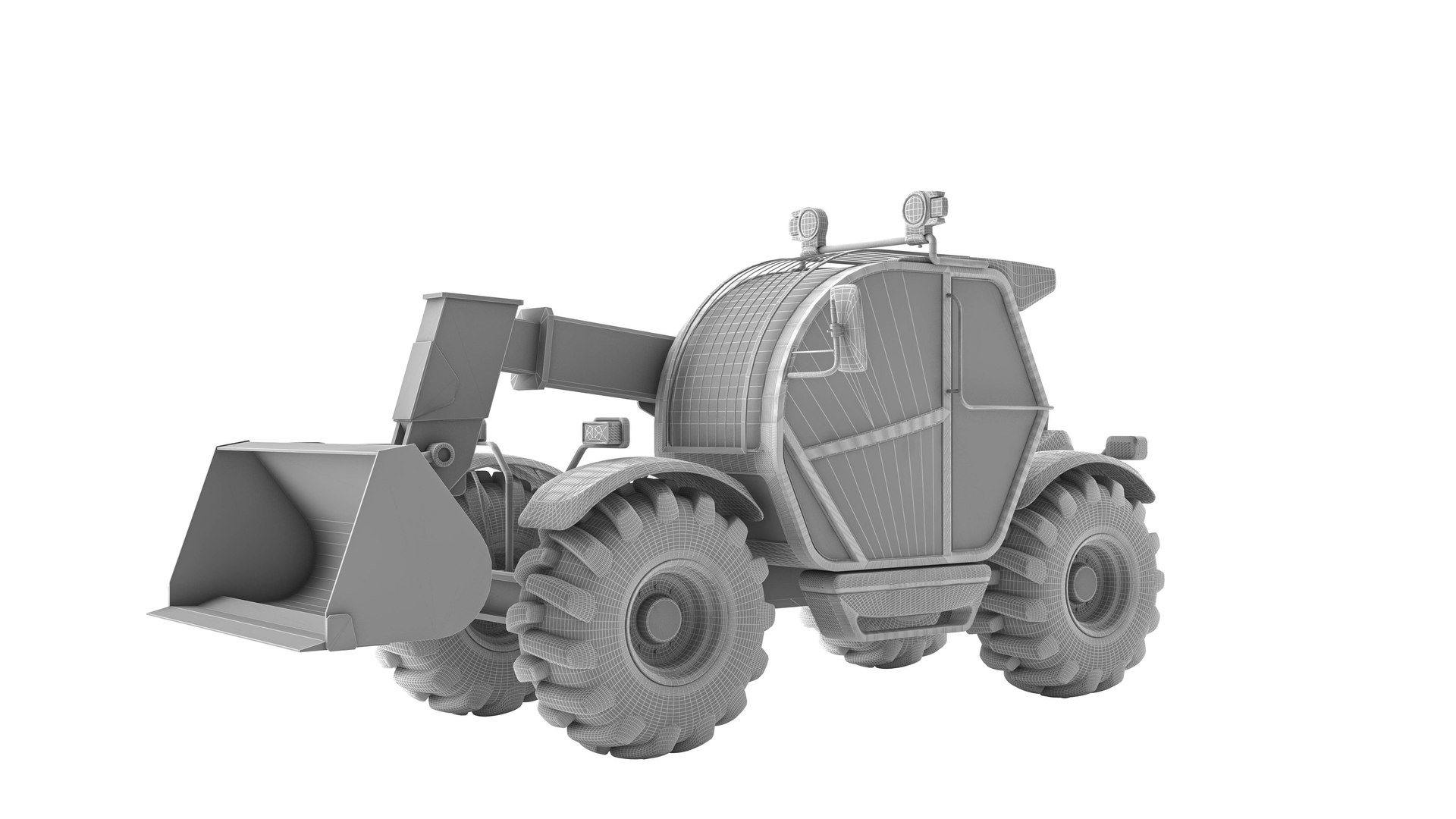 3D Model Telescopic Handler Loader - TurboSquid 2227109