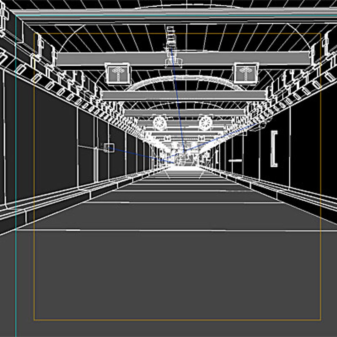 Underground Road 3d Model