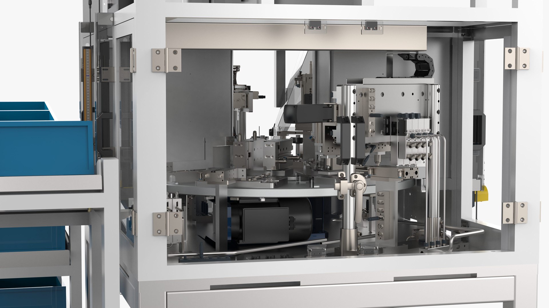 3D Automatic Small Motor Gearbox Assembly Machine Model - TurboSquid ...