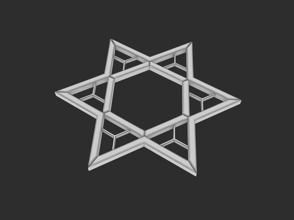 Star david 3D model - TurboSquid 1417474