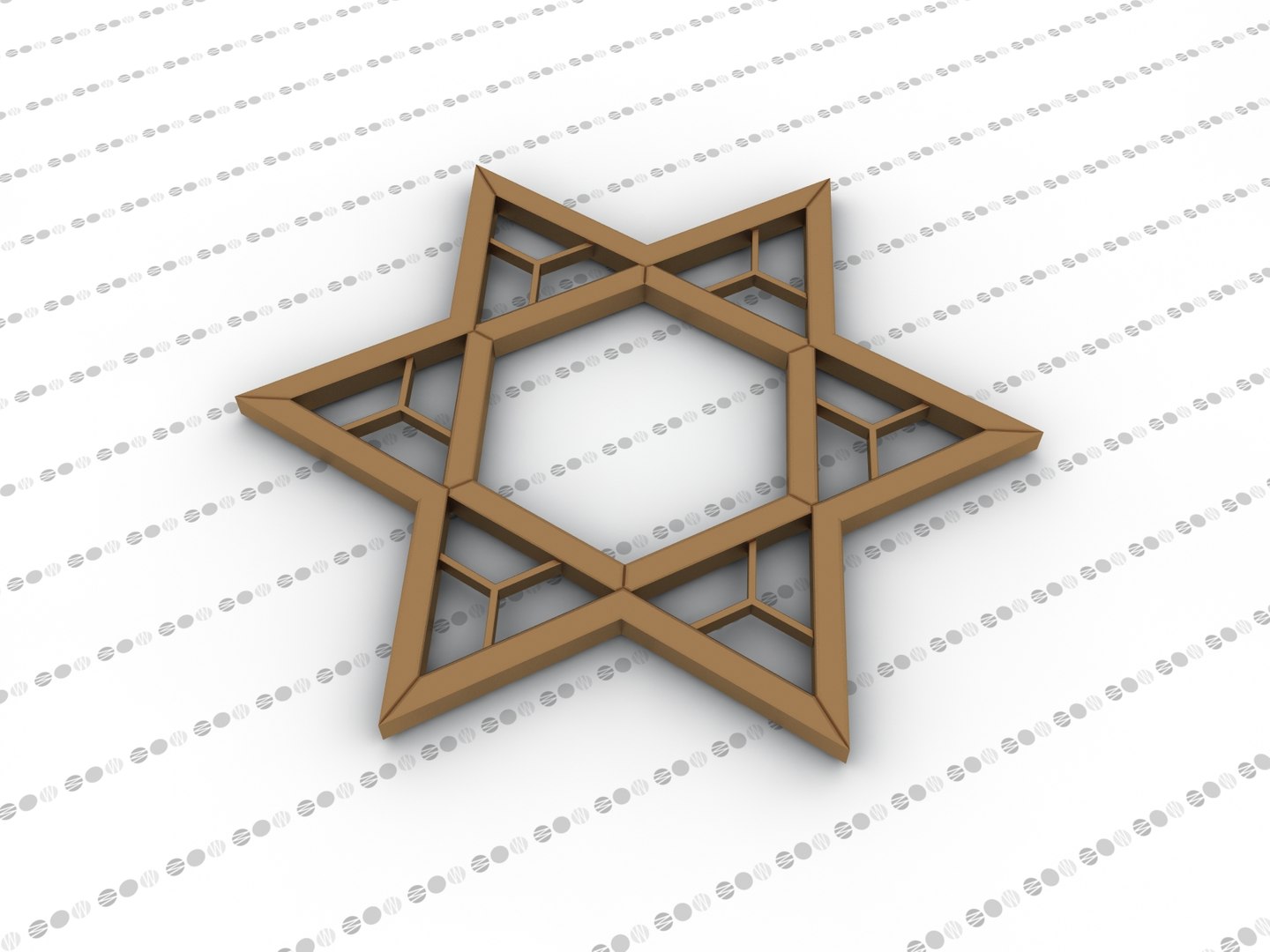 Star David 3D Model - TurboSquid 1417474