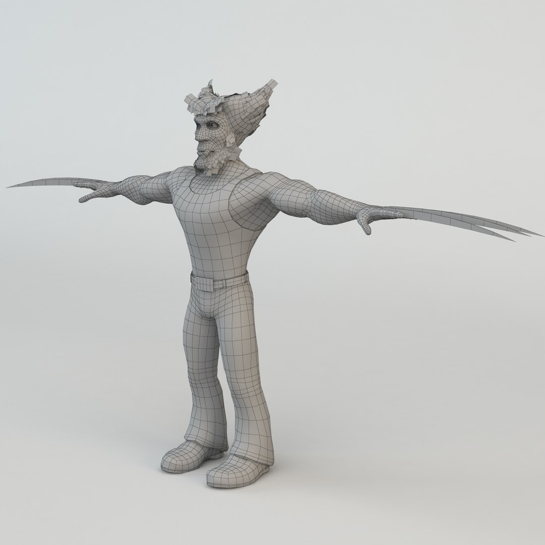 3d Cartoon Wolverine