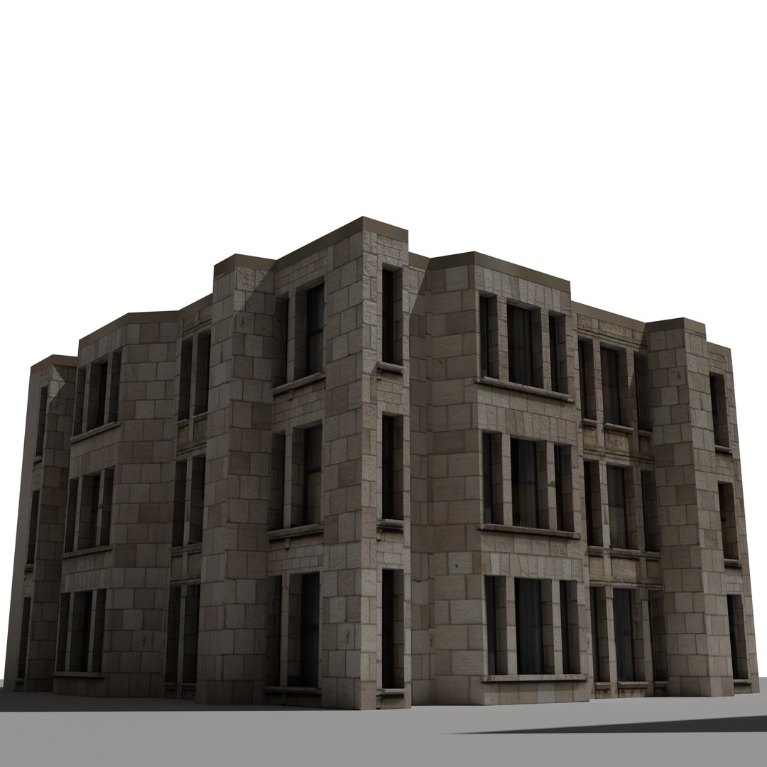 3D Old Buidling Model Model - TurboSquid 2111729