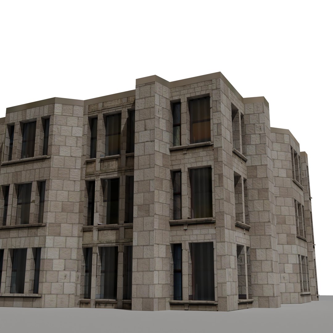 3D Old Buidling Model Model - TurboSquid 2111729
