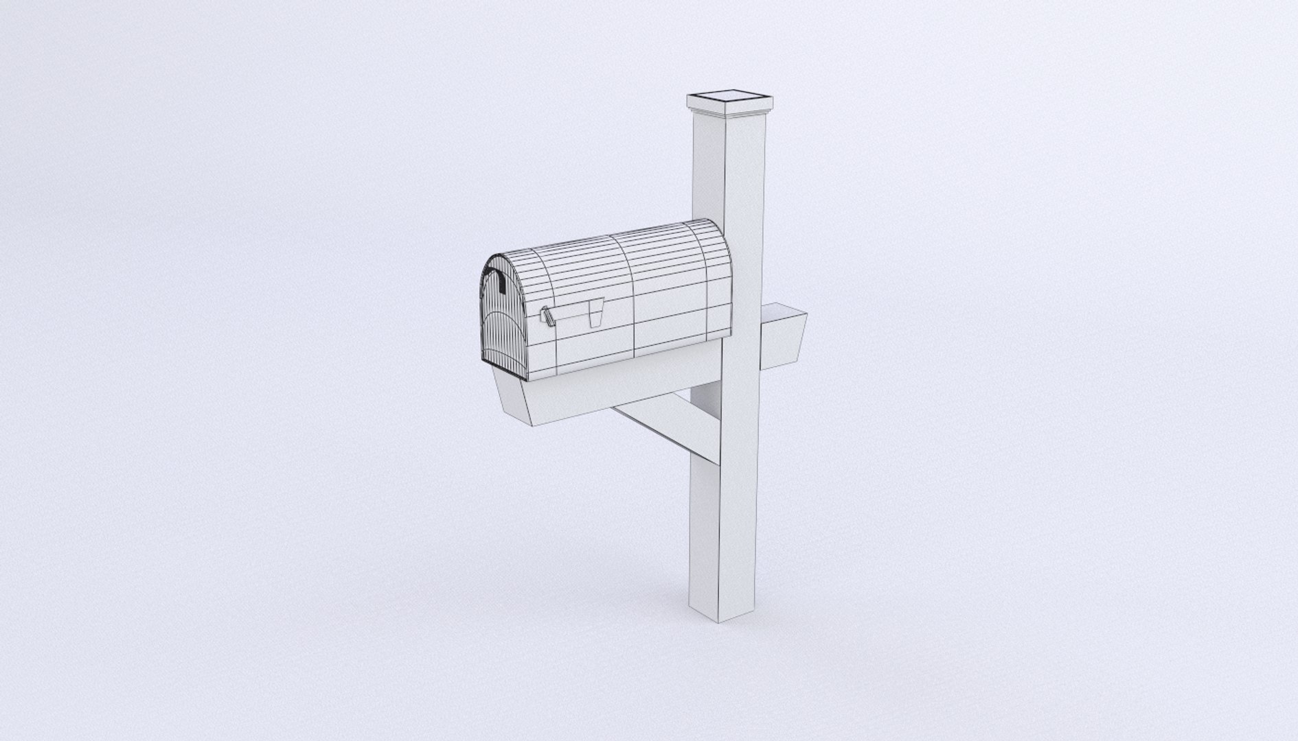 Realistic Mailbox 3D Model - TurboSquid 1410280