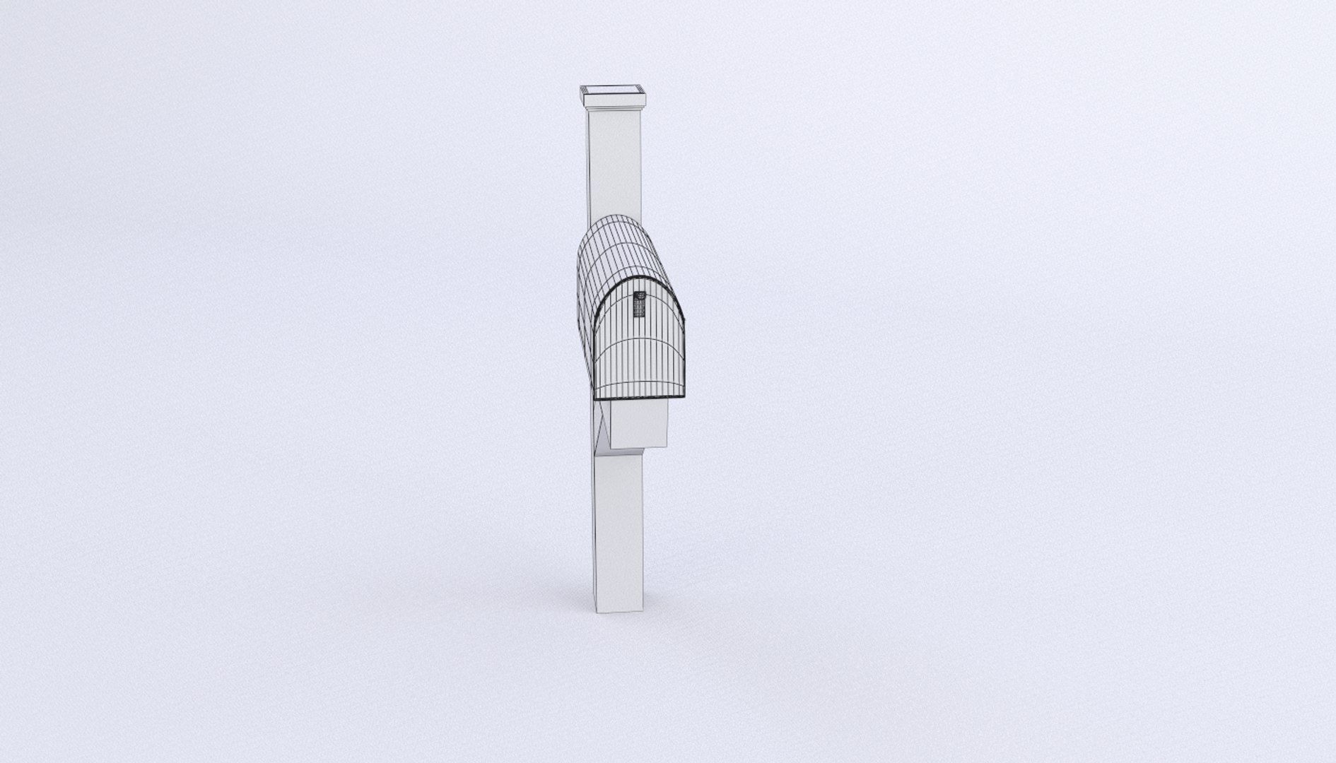 Realistic Mailbox 3D Model - TurboSquid 1410280