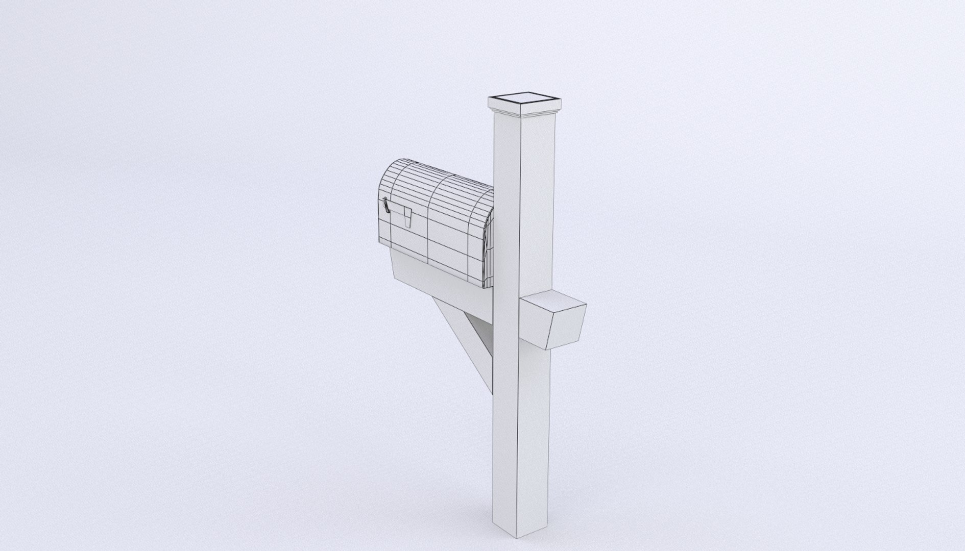 Realistic Mailbox 3D Model - TurboSquid 1410280