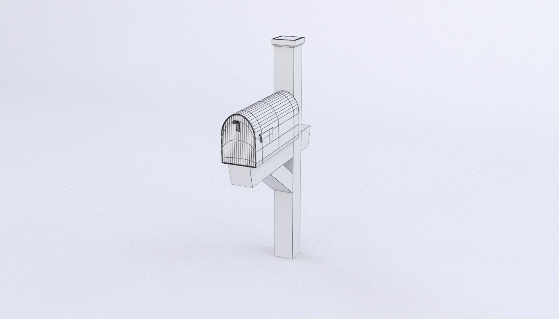 Realistic Mailbox 3D Model - TurboSquid 1410280