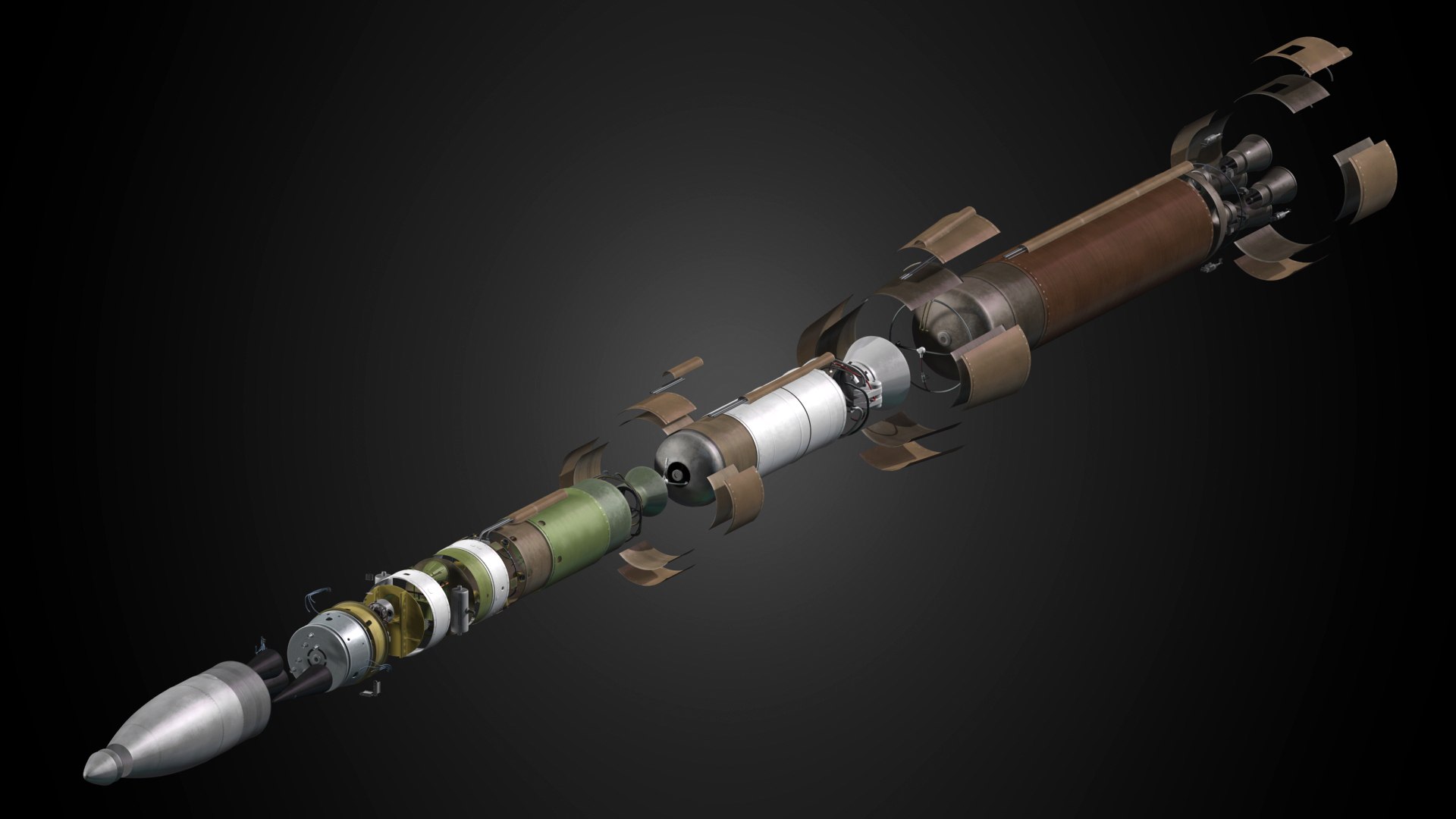 3D Model Missiles Bundle - TurboSquid 2417447