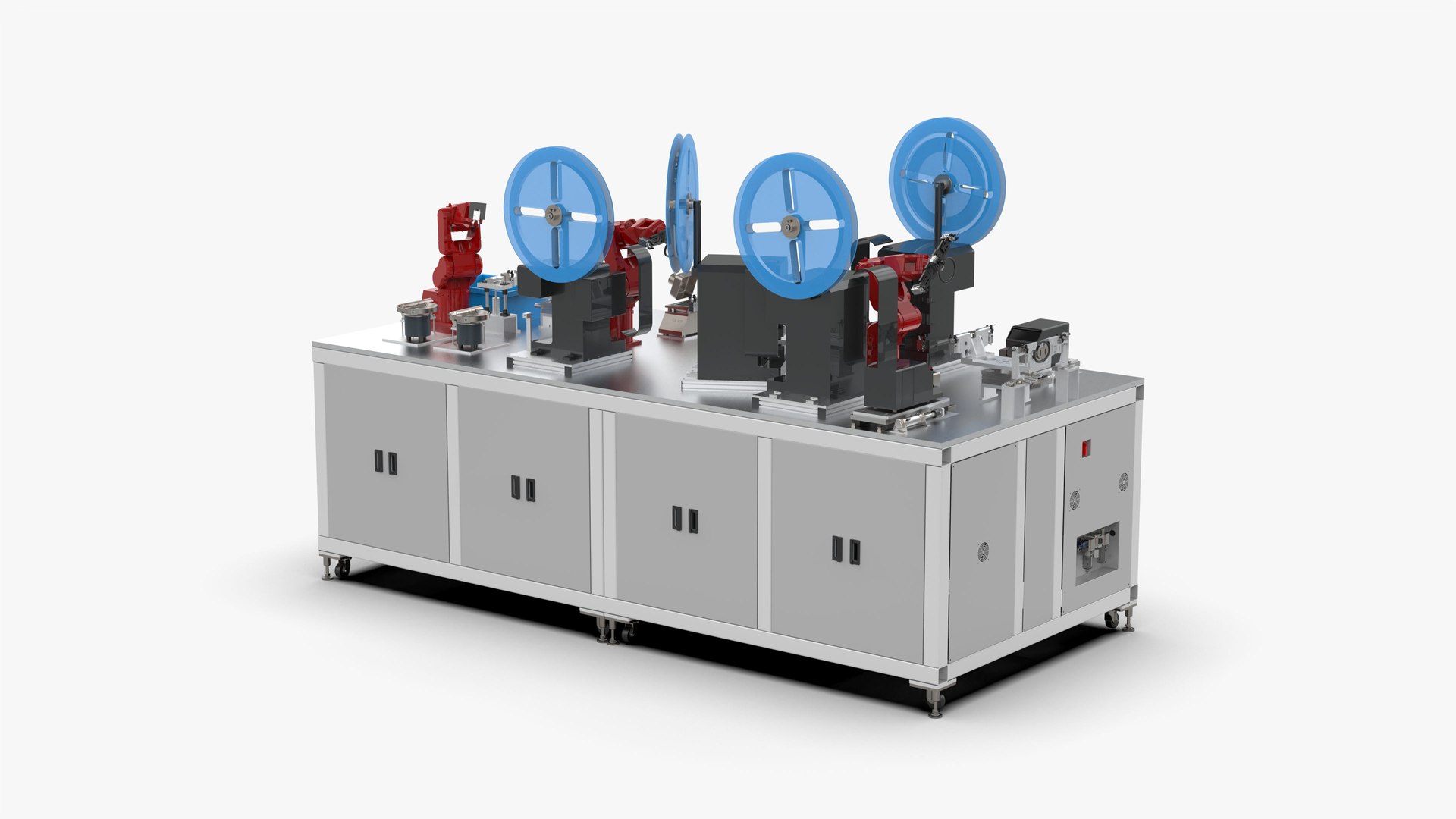 Automatic Wire Processing Machine 3D Model - TurboSquid 2040822