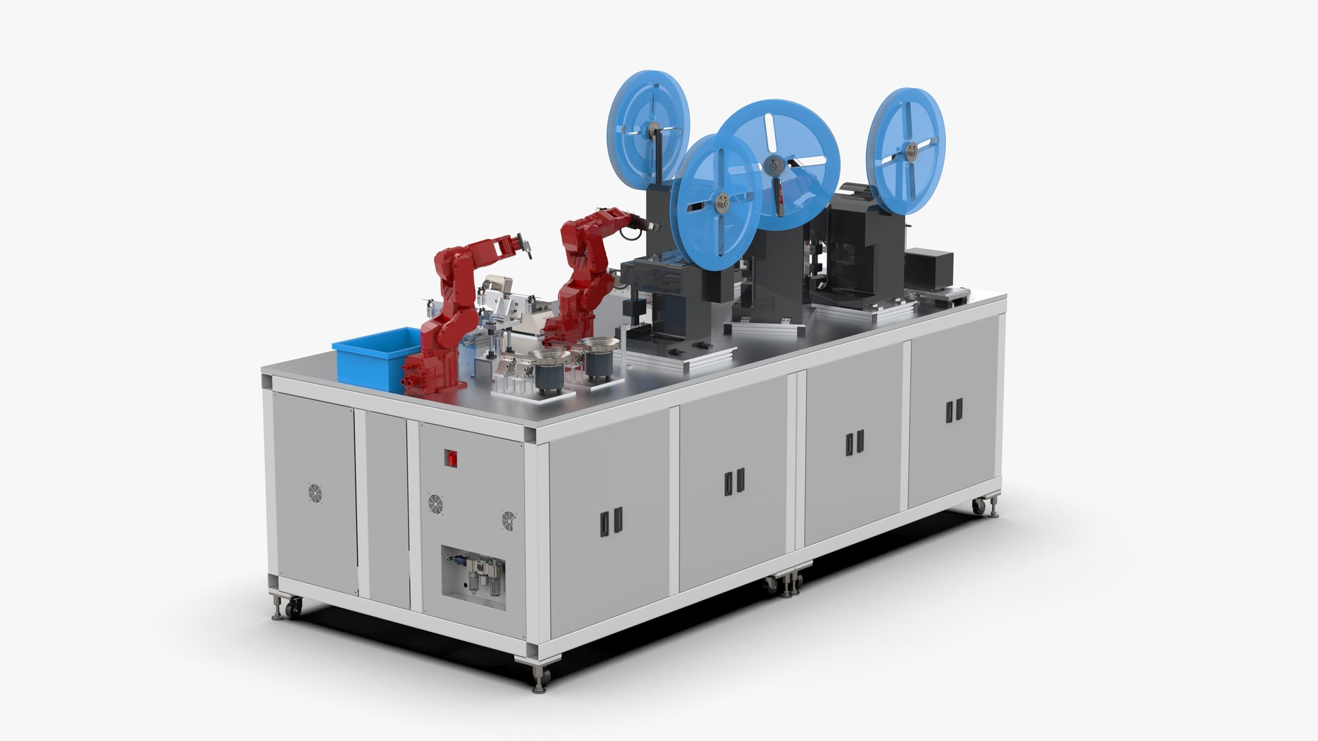 Automatic Wire Processing Machine 3D Model - TurboSquid 2040822