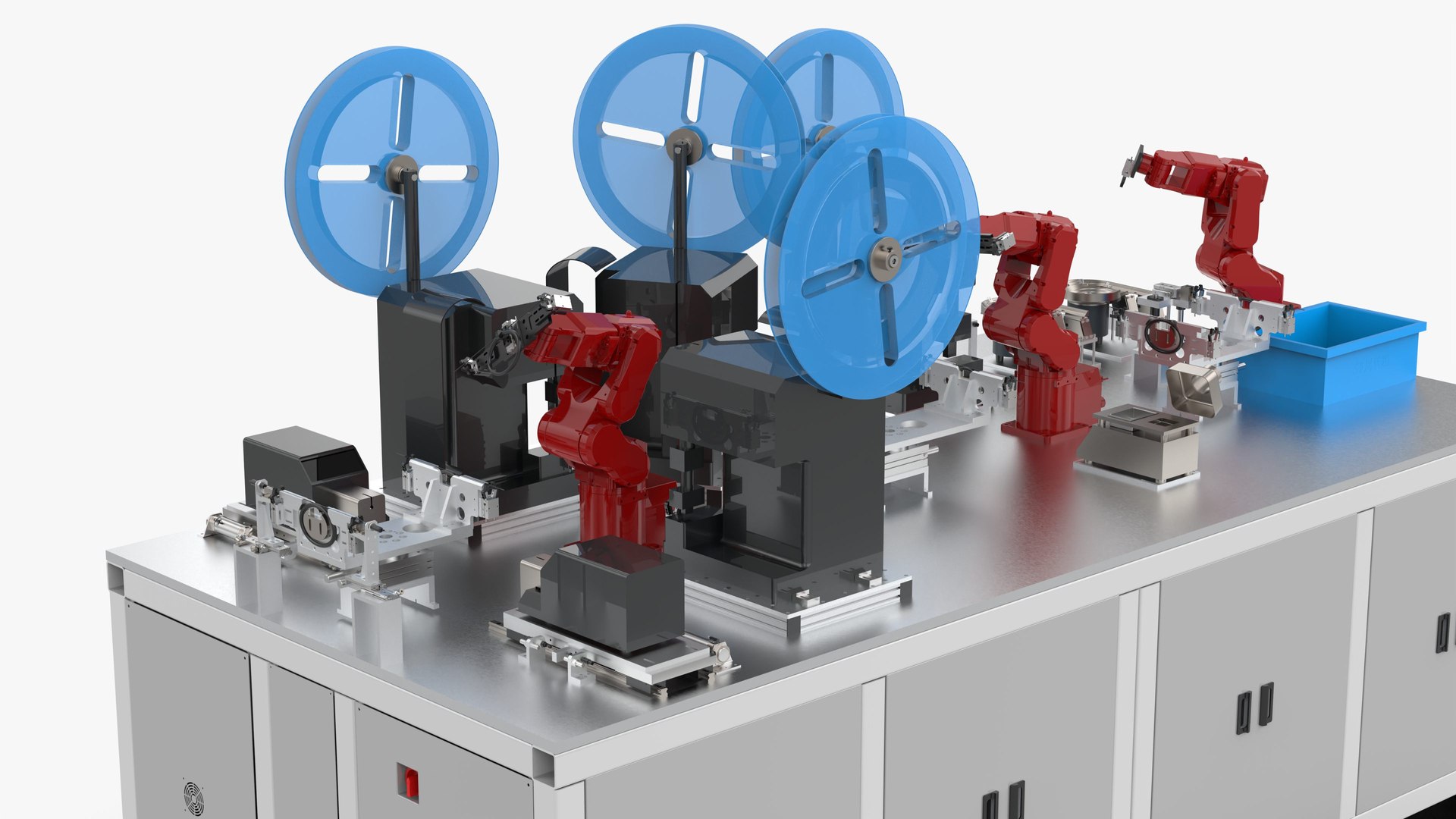 Automatic Wire Processing Machine 3D Model - TurboSquid 2040822
