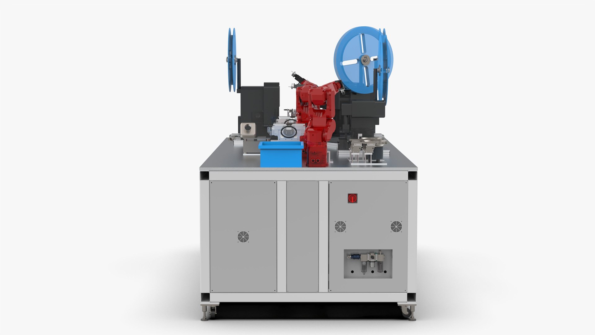 Automatic Wire Processing Machine 3D Model - TurboSquid 2040822
