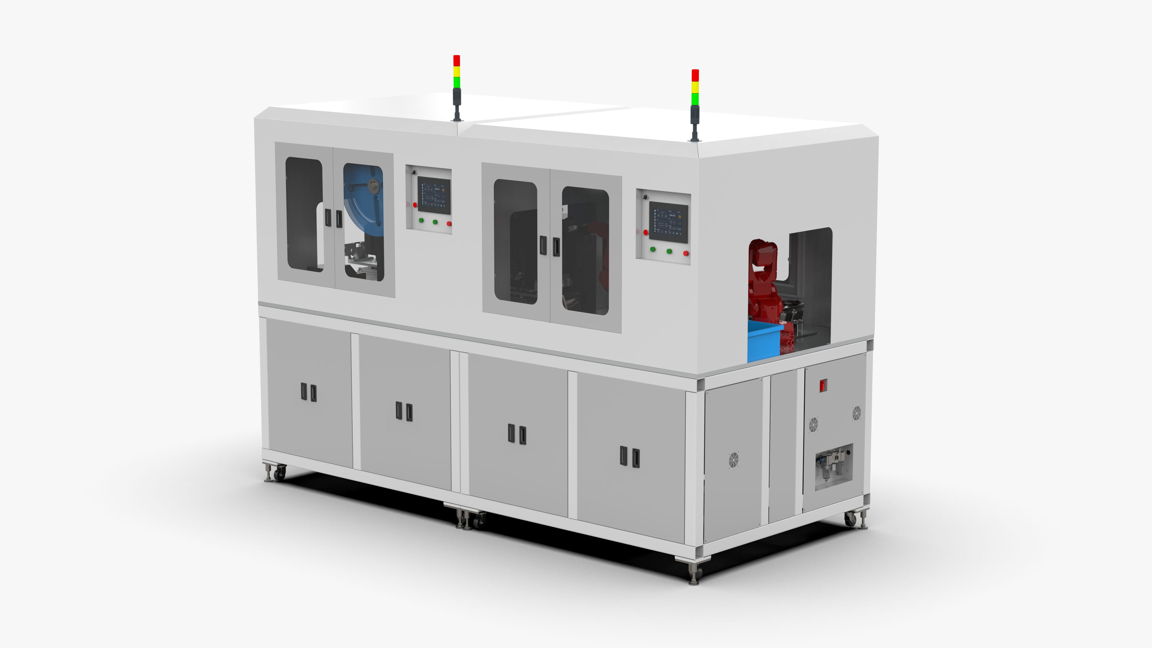 modelo 3d Automatic Wire Processing Machine - TurboSquid 2040822
