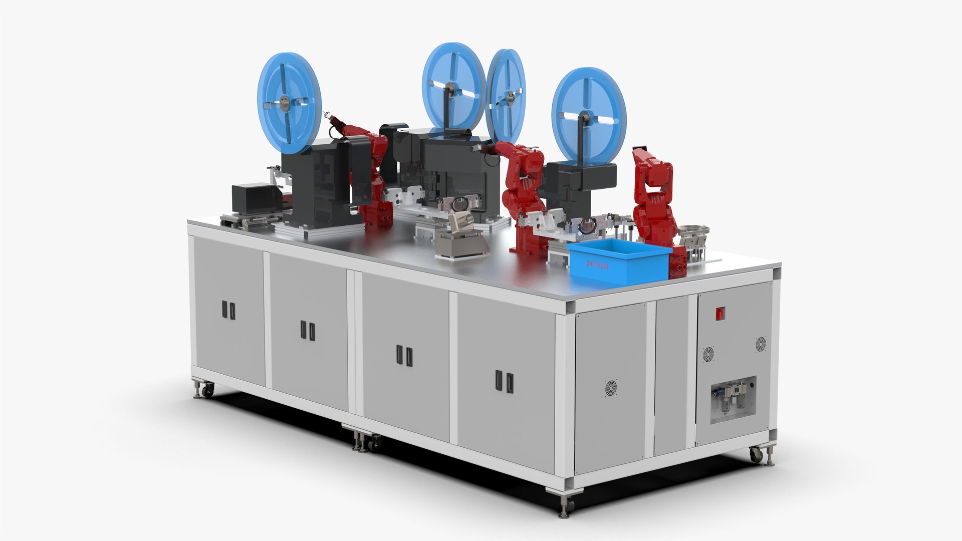 Automatic Wire Processing Machine 3D Model - TurboSquid 2040822