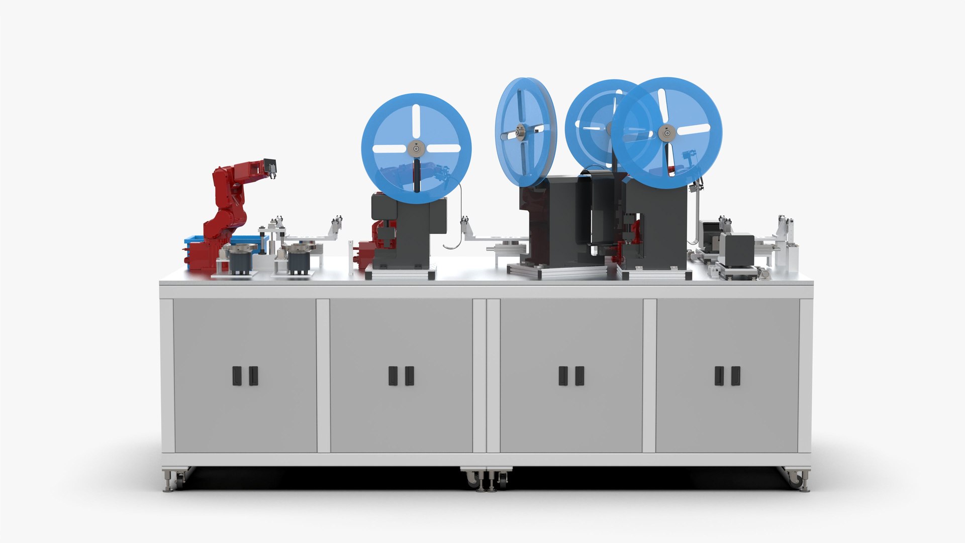 Automatic Wire Processing Machine 3D Model - TurboSquid 2040822