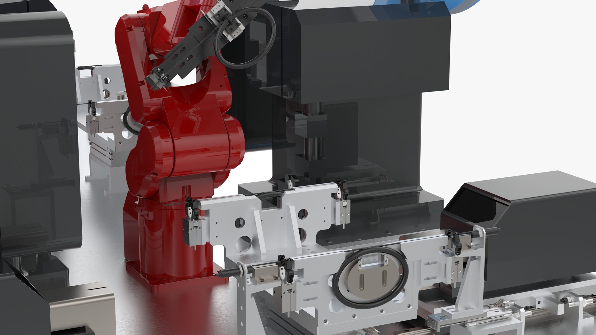 Automatic Wire Processing Machine 3D Model - TurboSquid 2040822