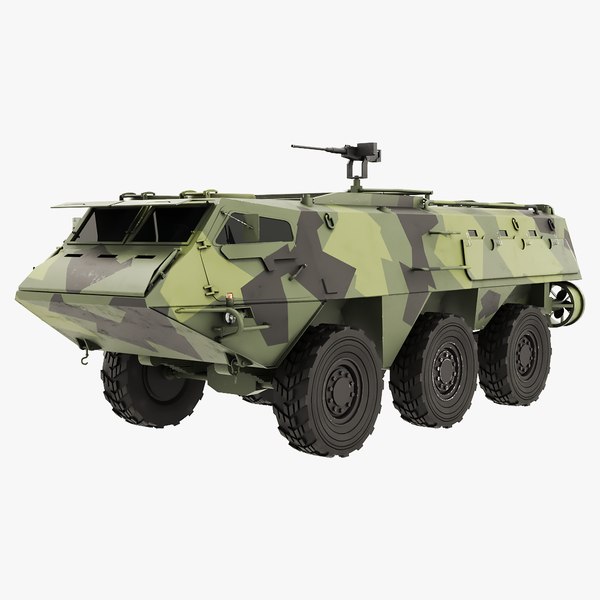 Patria XA-185 6x6 APC Pasi - Veículo Militar PBR de Baixa ...