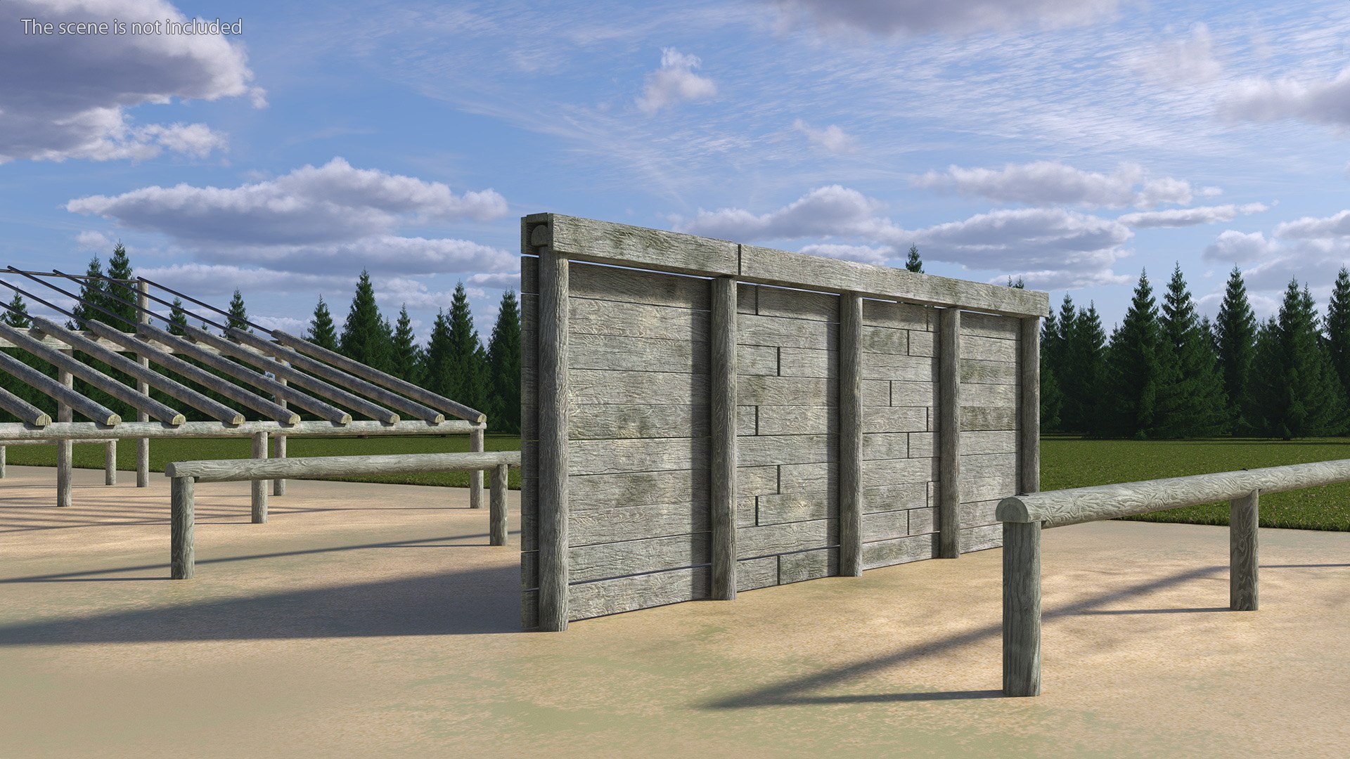 3D Training Wall Obstacle Old - TurboSquid 2235935