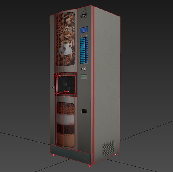 3d coffee machine model