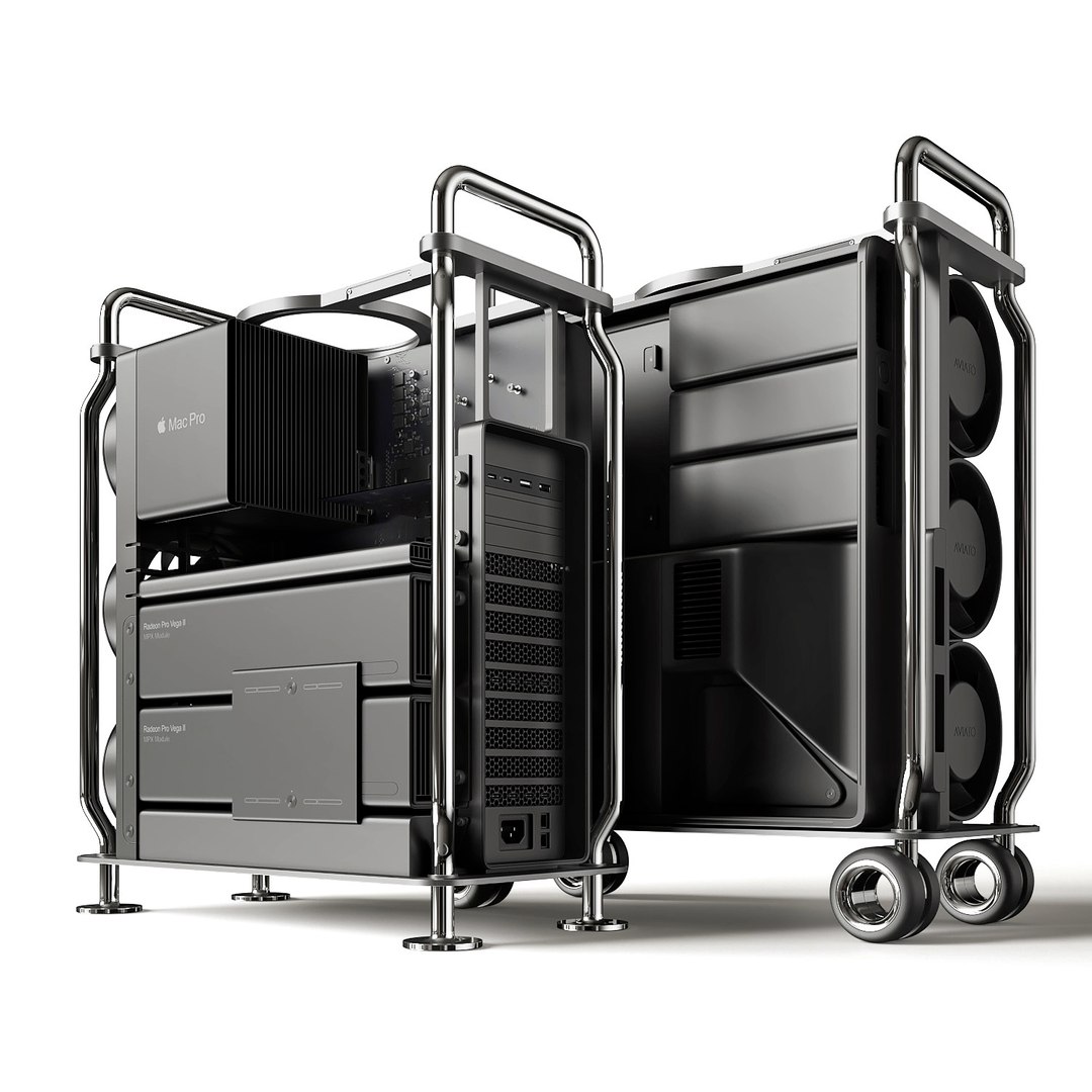 3D Apple Mac Pro Model - TurboSquid 1827350