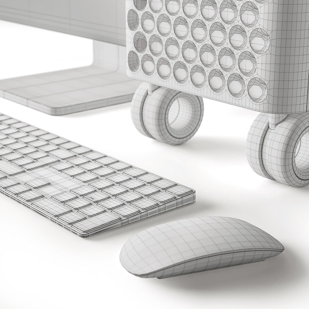 3D Apple Mac Pro Model - TurboSquid 1827350