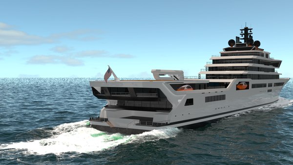 modelo 3d Buque de investigación Willie Explorer - TurboSquid 1832683