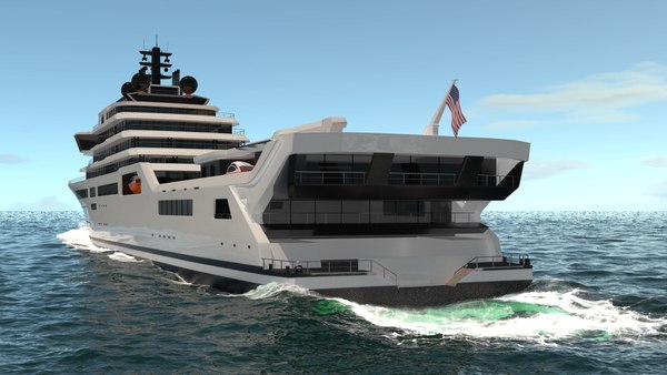 modelo 3d Buque de investigación Willie Explorer - TurboSquid 1832683