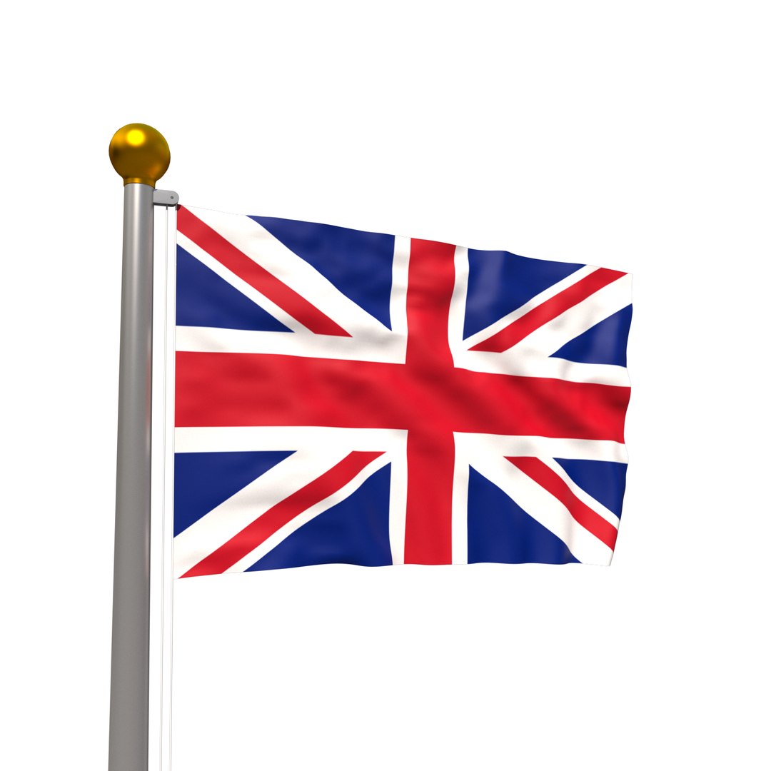 Realistic waving flag model - TurboSquid 1496468