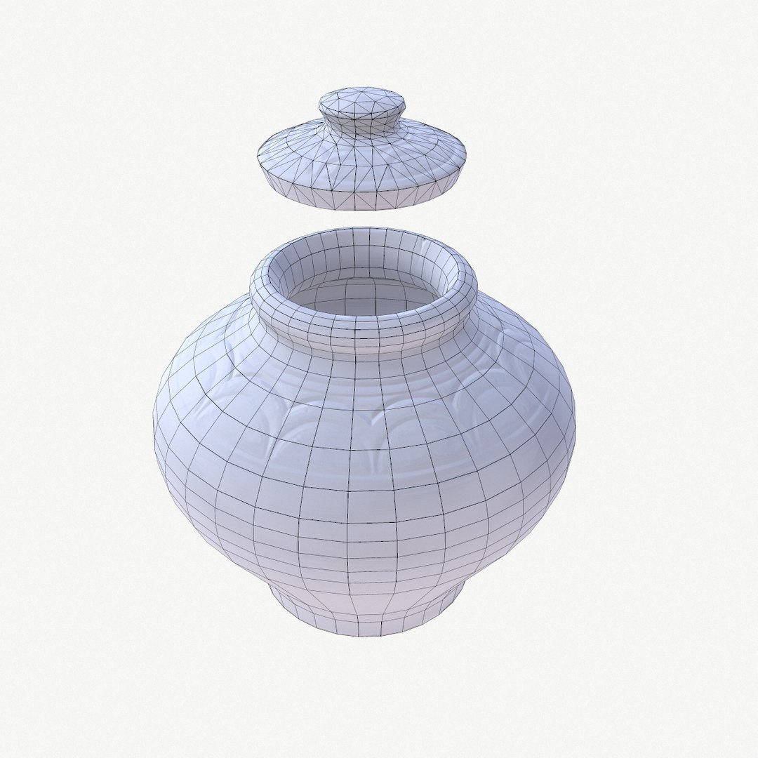 3D stylized pot - TurboSquid 1596829