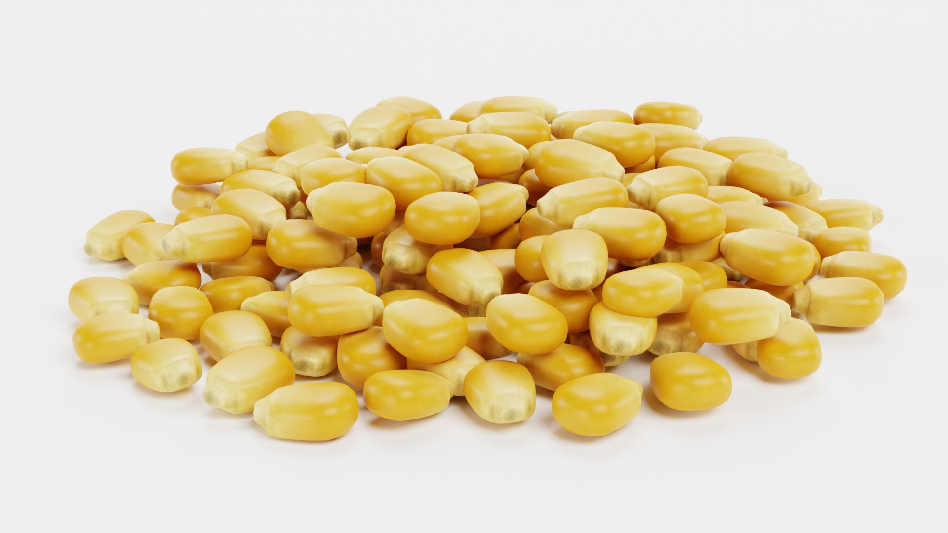 Corn Seeds 3D Model - TurboSquid 1933741