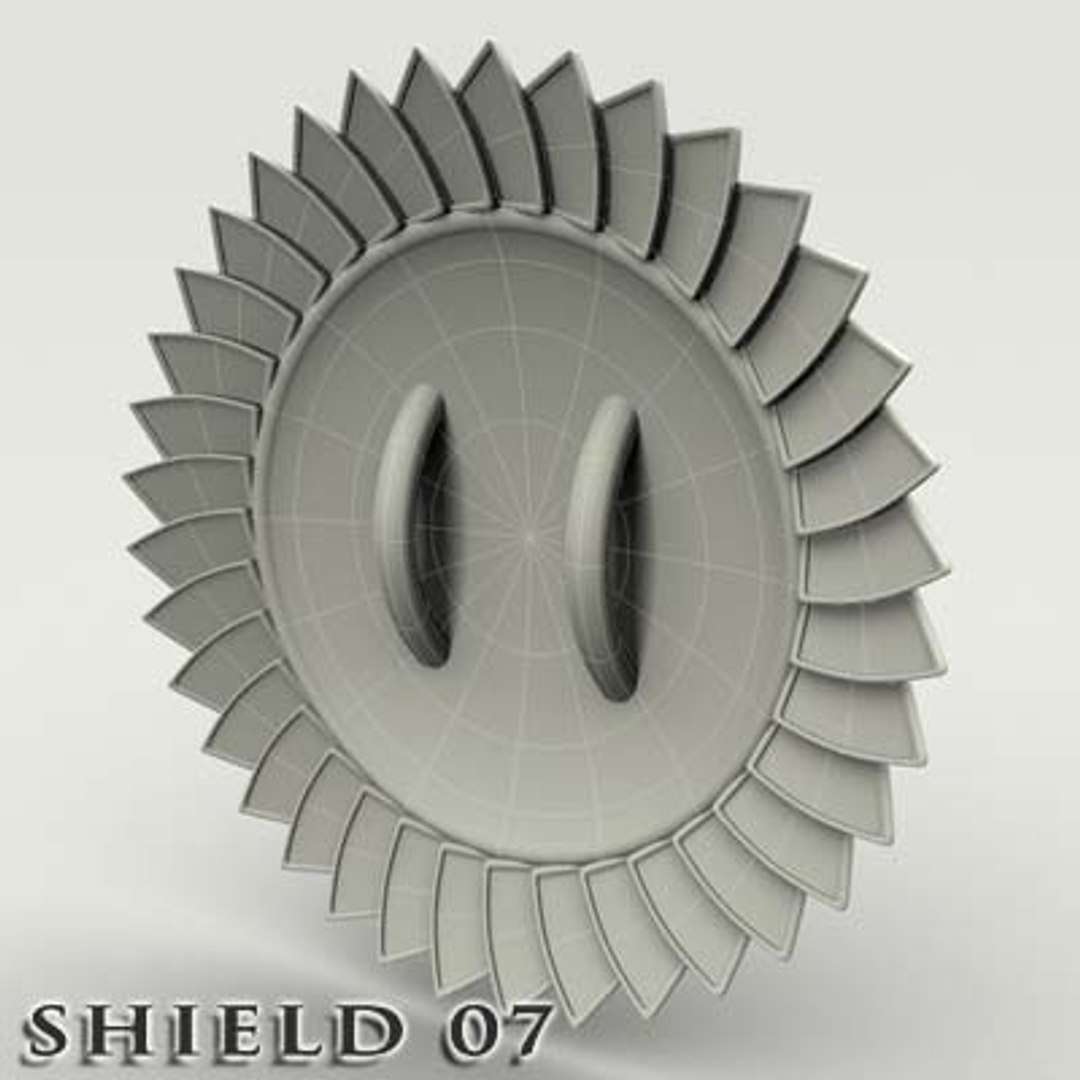 Shield 07 3d Model