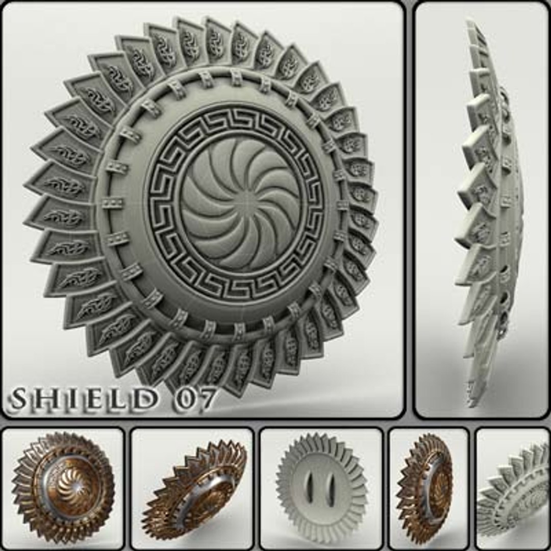 Shield 07 3d Model