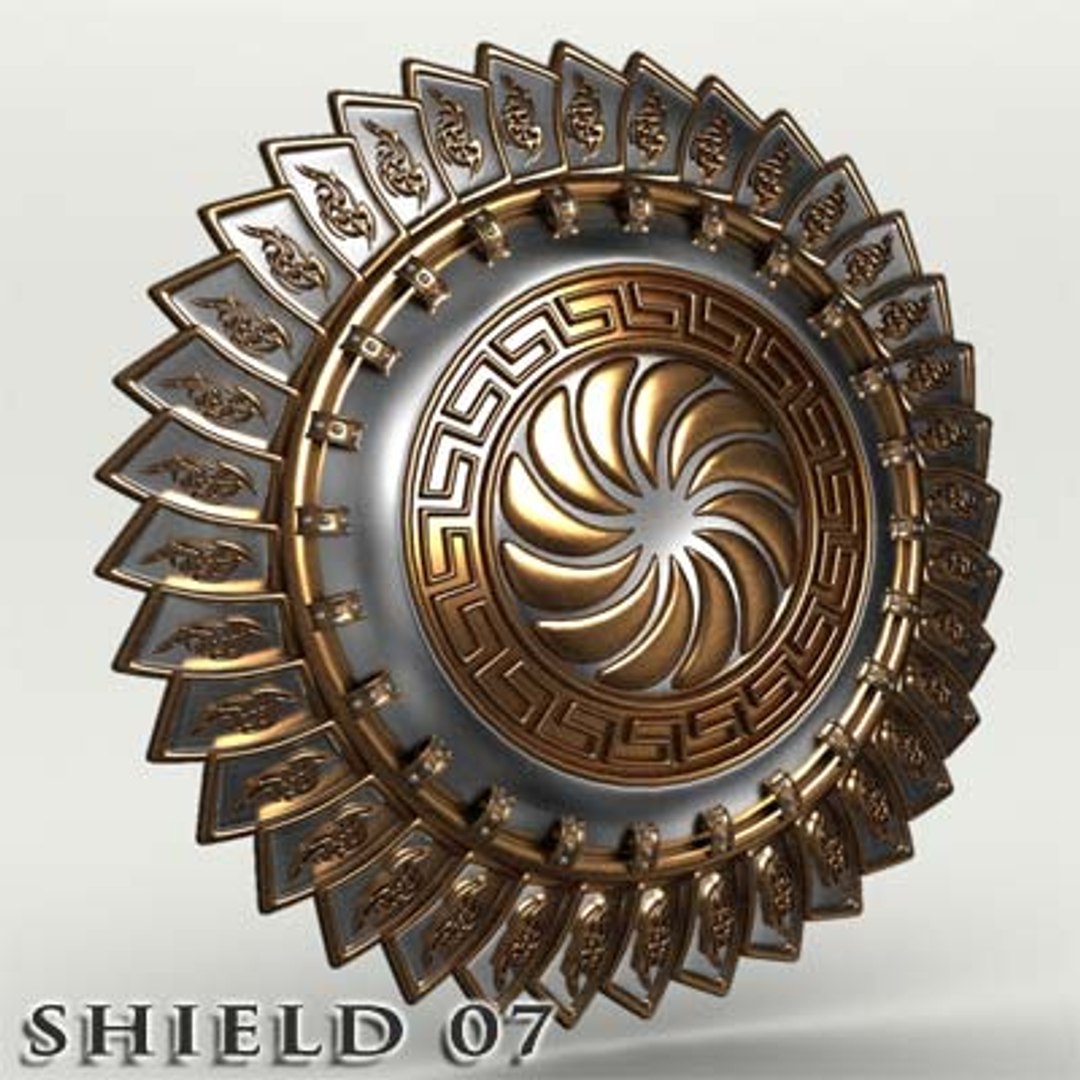 Shield 07 3d Model