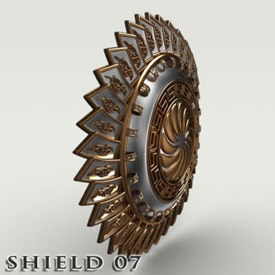 Shield 07 3d Model