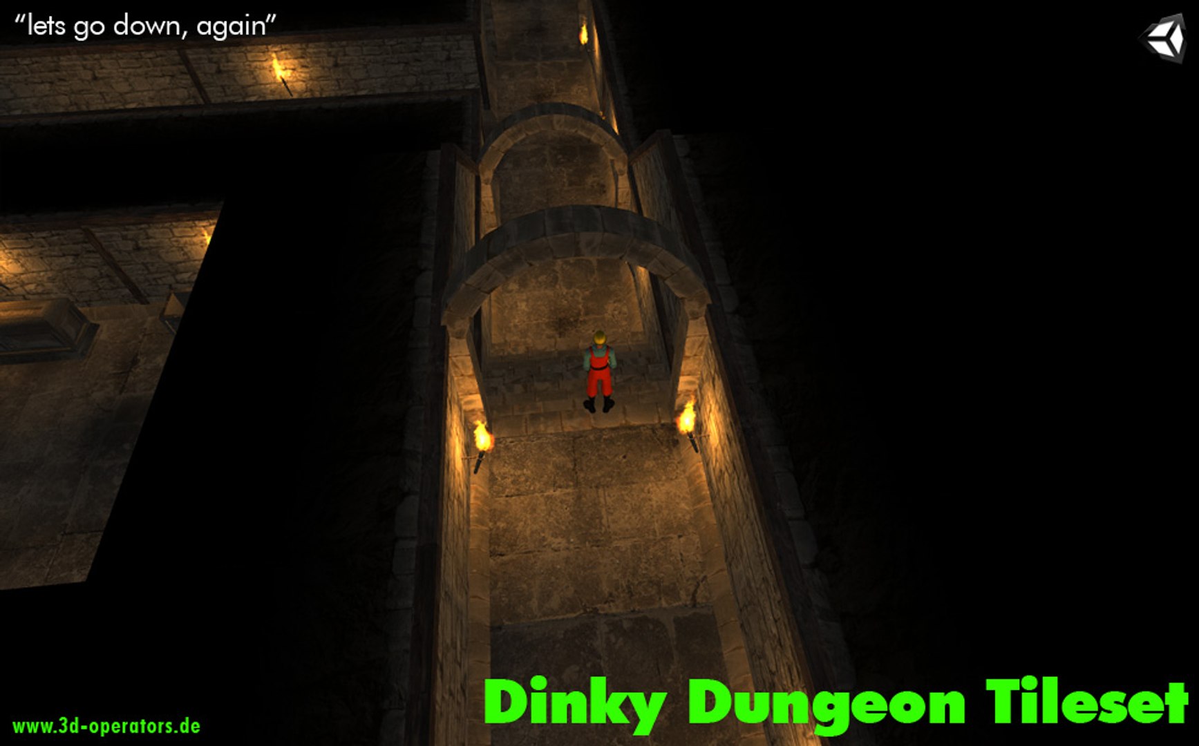 3ds Dinky Dungeon Tileset Medieval Rpg