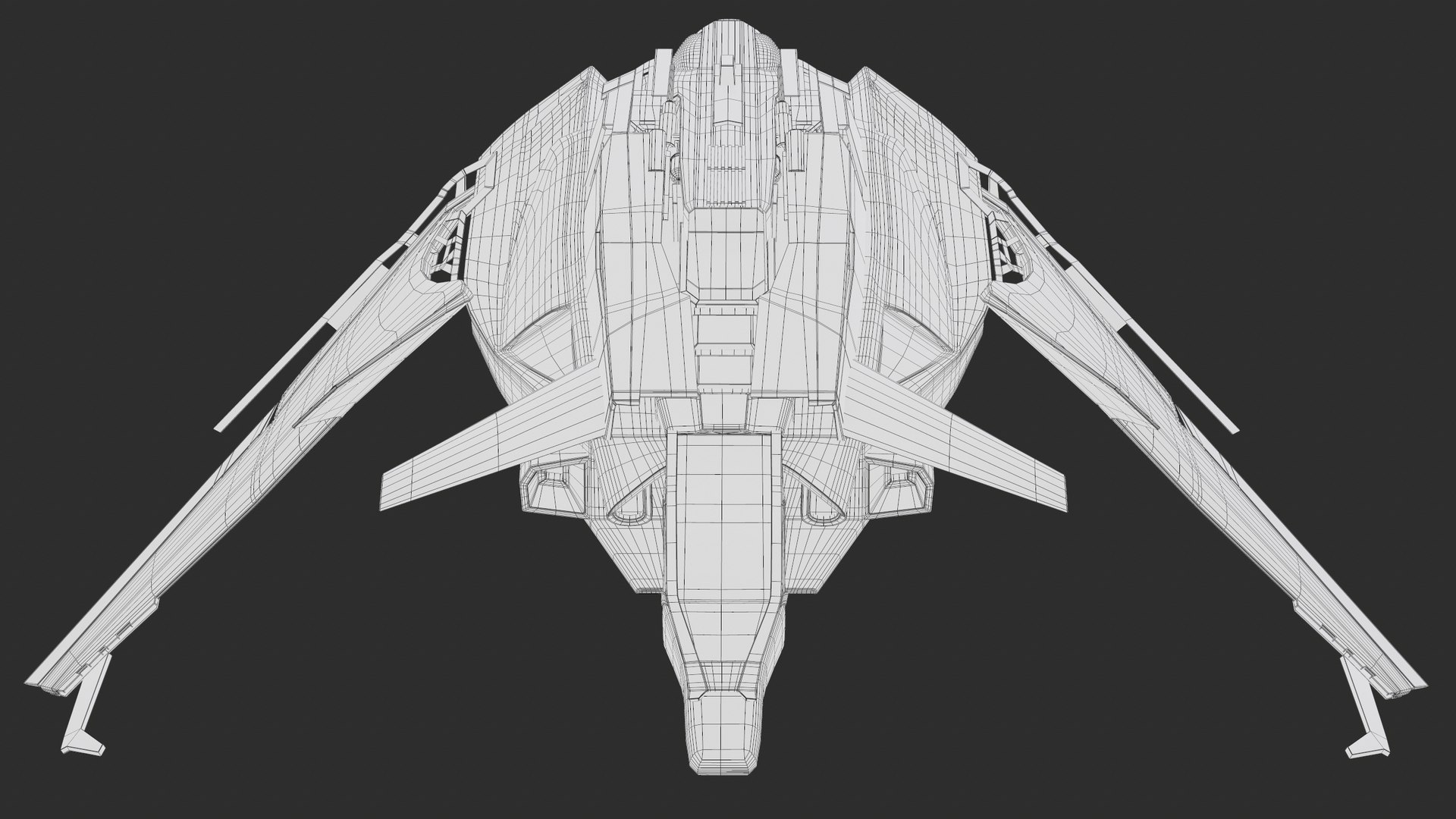 Sci Fi Spaceship Light Fighter Rigged PBR Model - TurboSquid 1727918