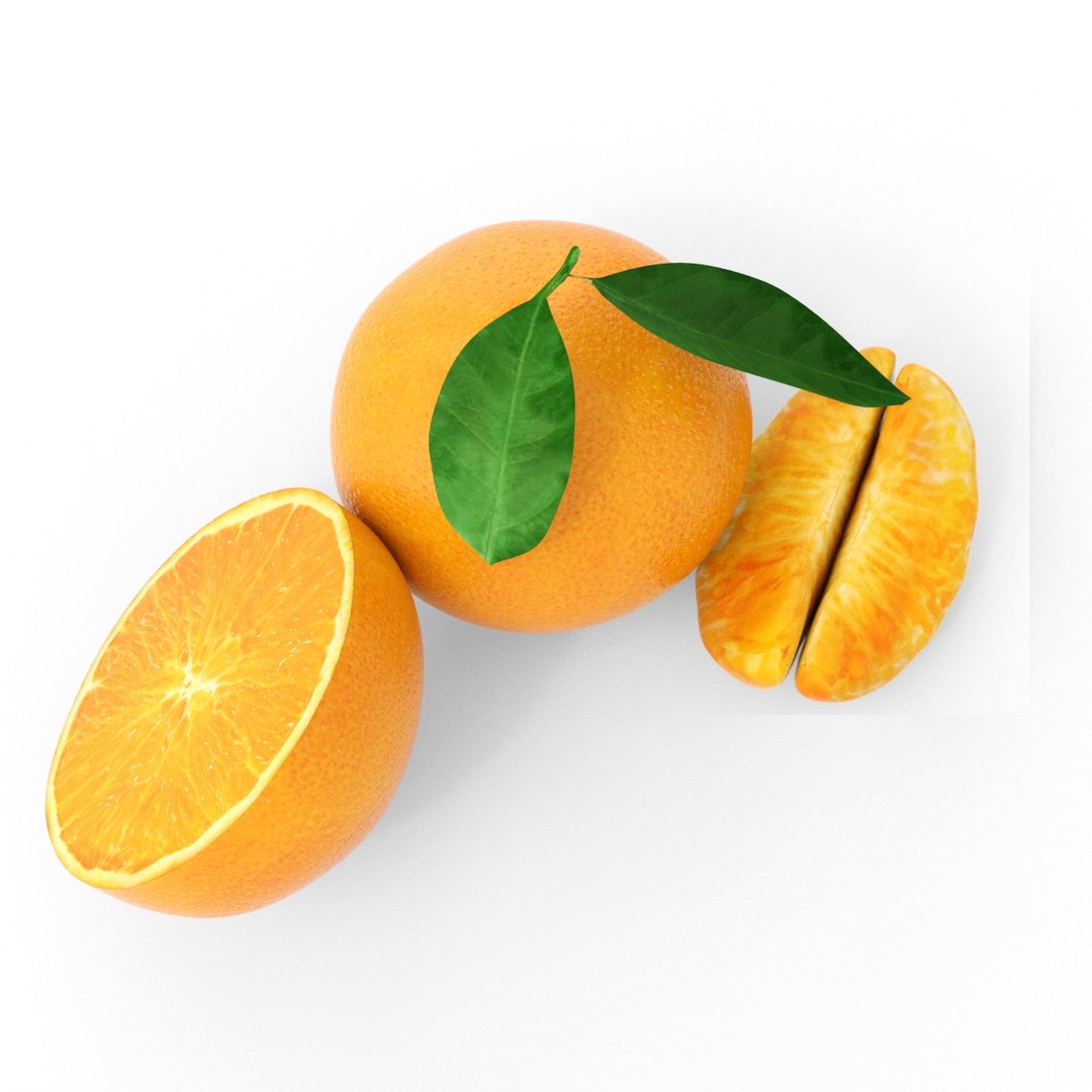 Tangerine 3D Model - TurboSquid 1158925