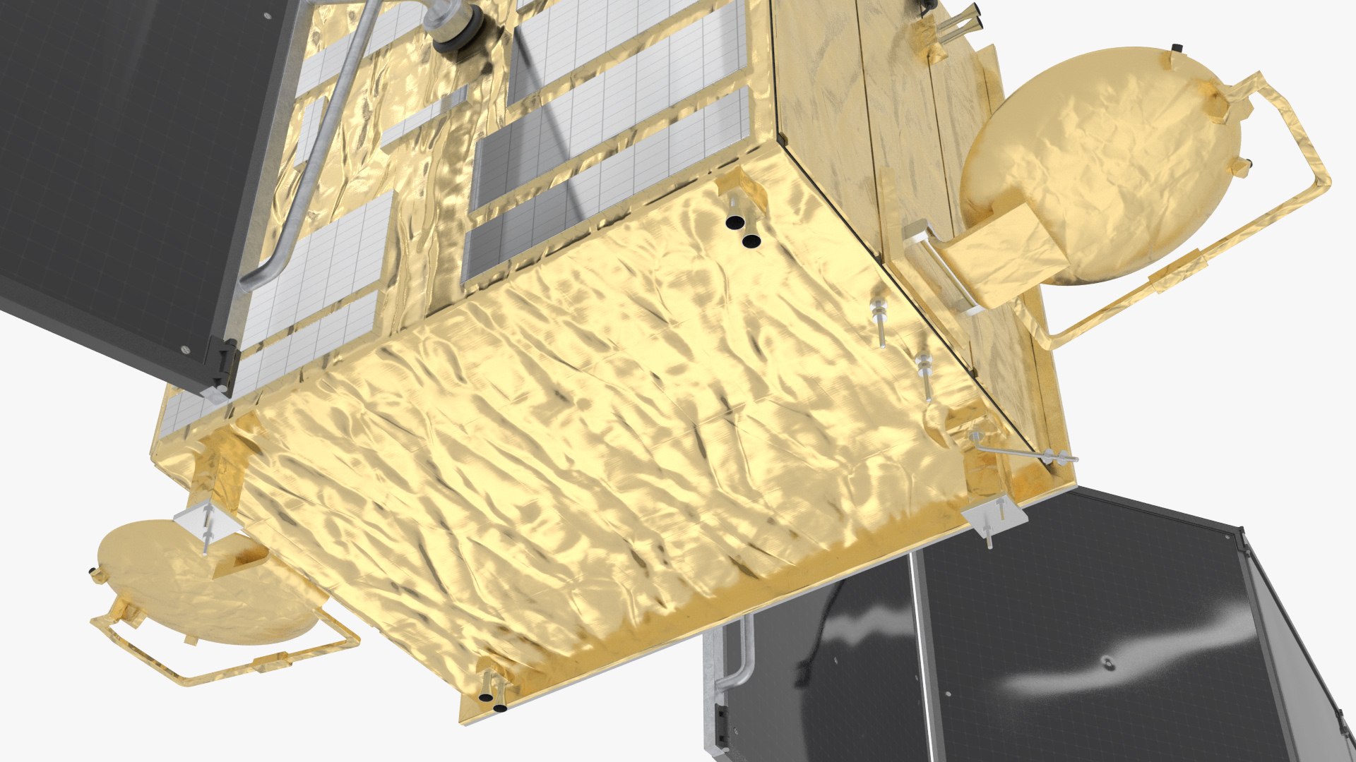 Geostationary Satellite With Solar Panels Model - TurboSquid 2385489