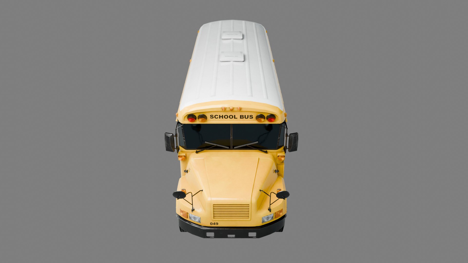 Lowpoly School Bus 3D Model - TurboSquid 2320028