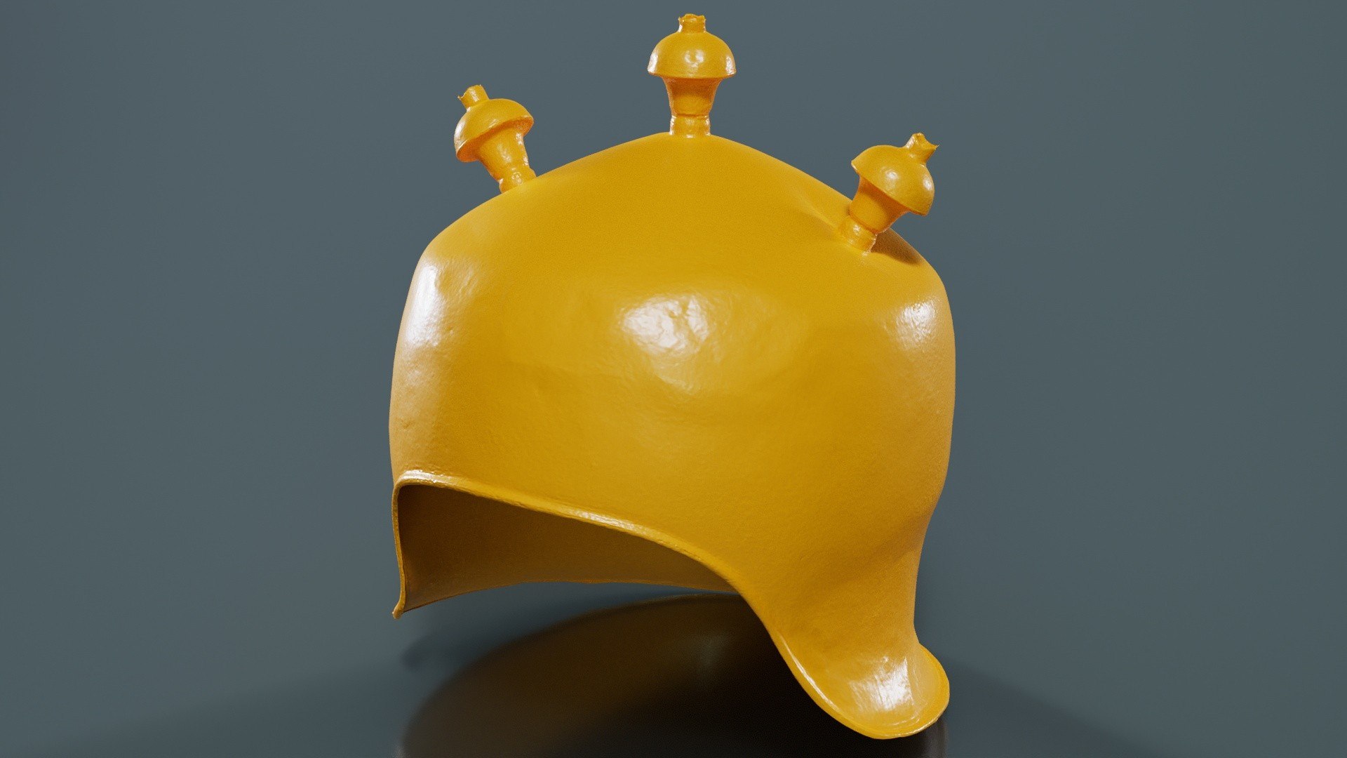 3D Model Three Spikes Helmet Remastered - TurboSquid 2360099