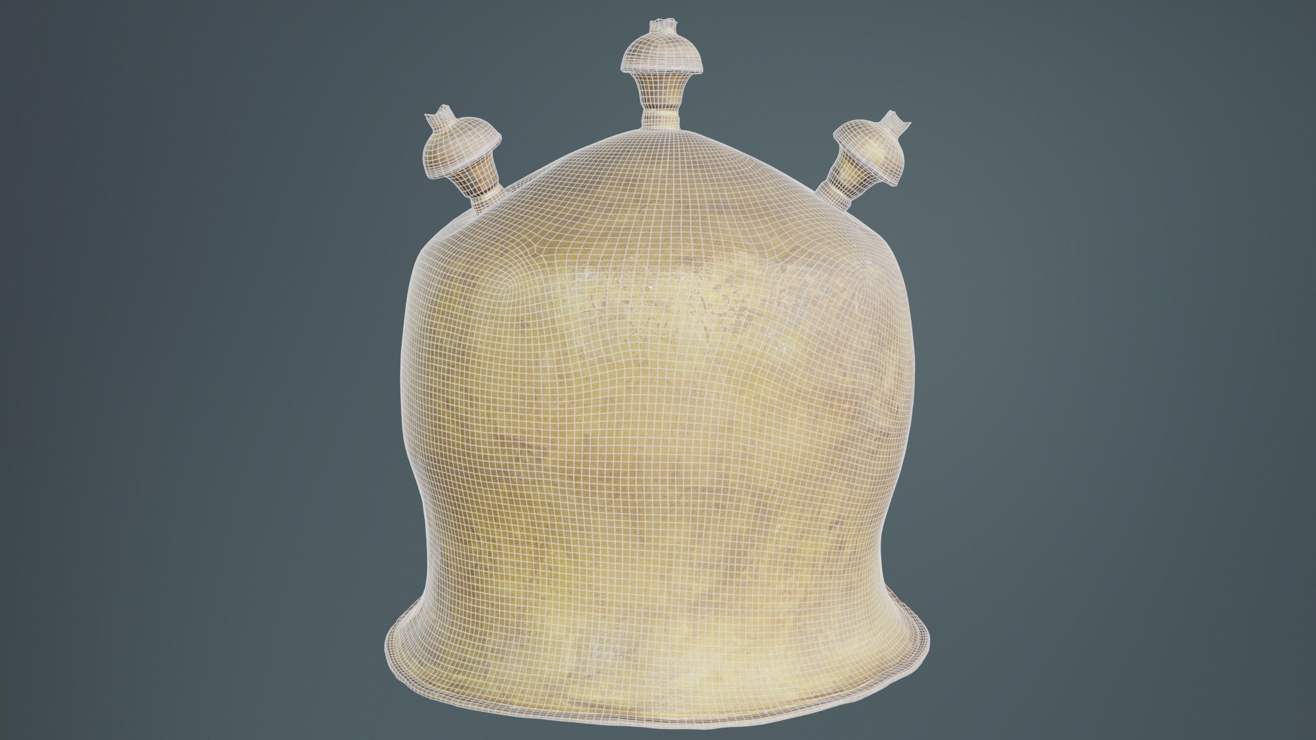 3D Model Three Spikes Helmet Remastered - TurboSquid 2360099