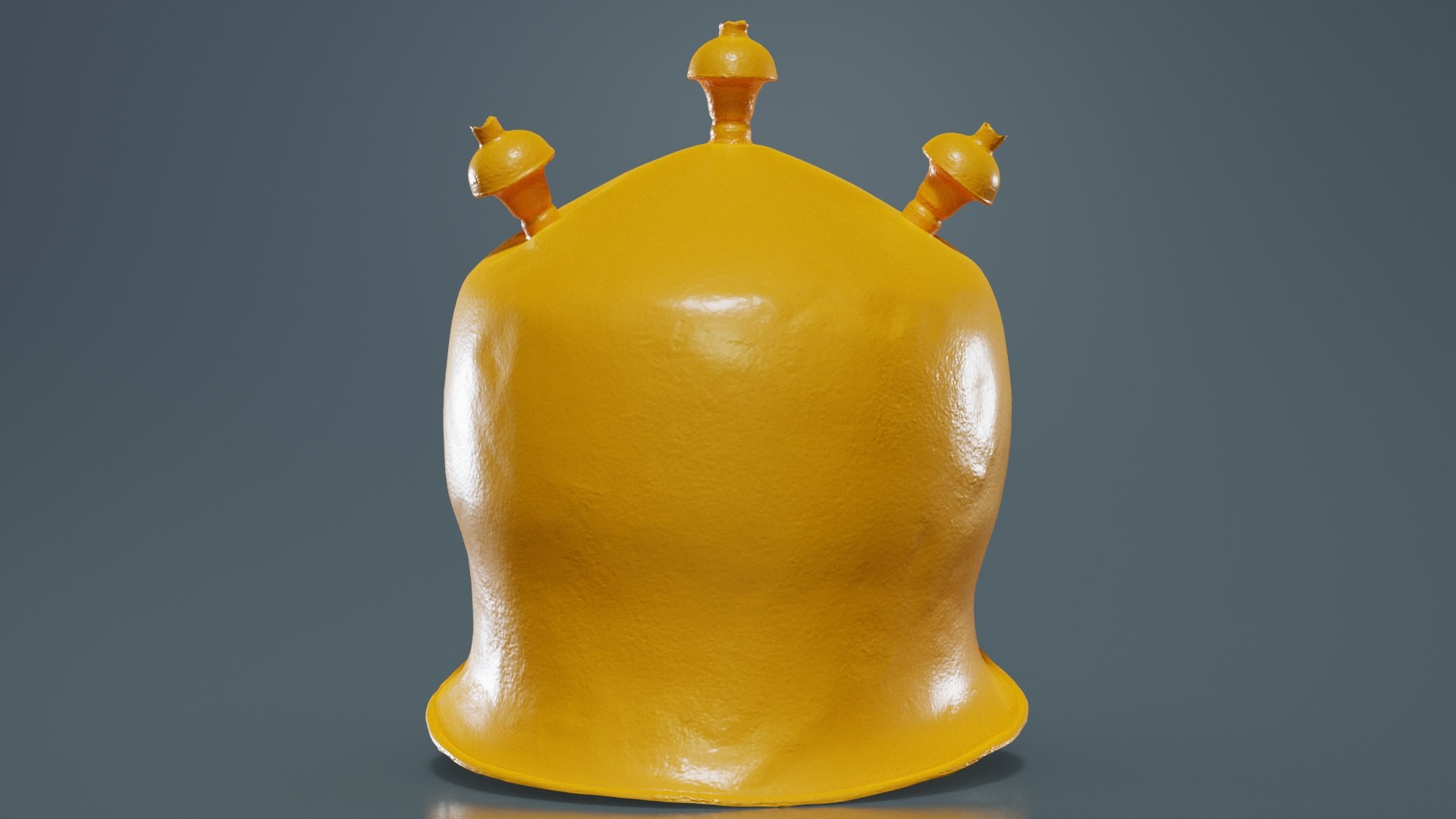 3D Model Three Spikes Helmet Remastered - TurboSquid 2360099
